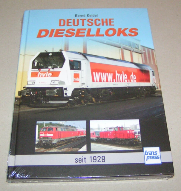 ALBUM PHOTO ALLEMAND Locomotives Diesel Seit 1929 Transpress Verlag ...
