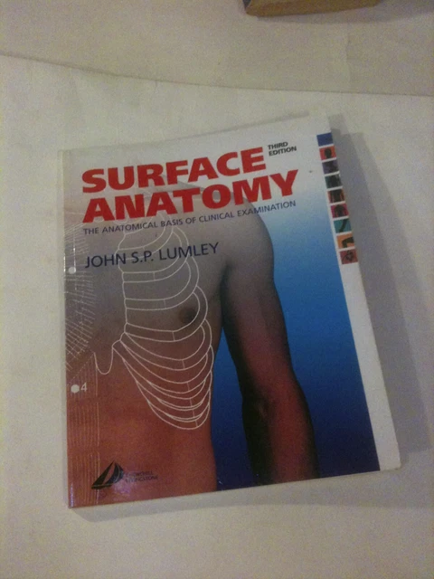 'SURFACE ANATOMY' JOHN S. P. Lumley 2002 Third Edition Large Paperback ...