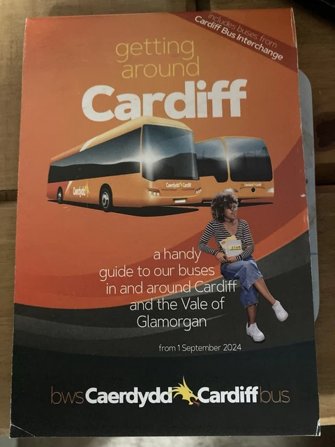 CARDIFF BUS GETTING around Cardiff route map and frequency guide. £2.80 ...