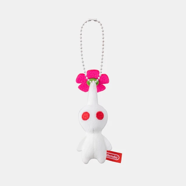 NINTENDO TOKYO / OSAKA Limited PIKMIN Plush doll Keychain White Pikmin ...