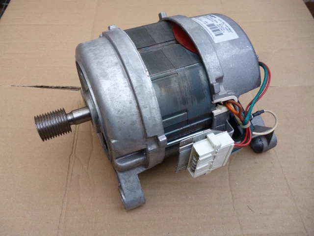 HOTPOINT INDESIT WASHING Machine Motor, Long Brushes. Nidec WU126T55I01 ...