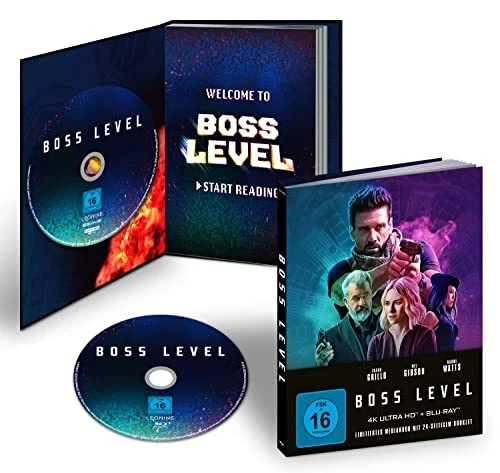 BOSS LEVEL UHD Blu-ray (Ltd. Edition) (4K UHD Blu-ray) Grillo Frank ...