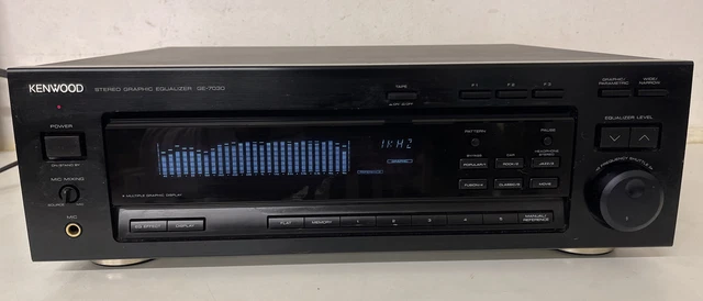 KENWOOD STEREO GRAPHIC Equalizer GE-7030 HIFI Separate Black £129.00 ...