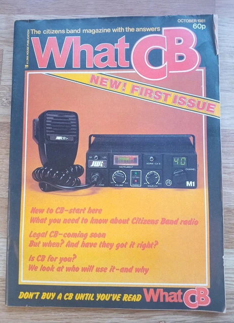 RARE VINTAGE WHAT CB Citizens Band Magazine October 1981 New First ...