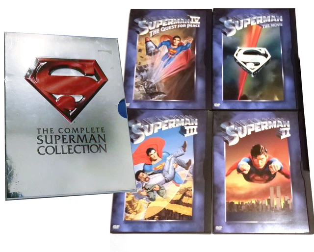 COMPLETE SUPERMAN COLLECTION (DVD, 2001, 4-Disc Set) Complete USED £6. ...