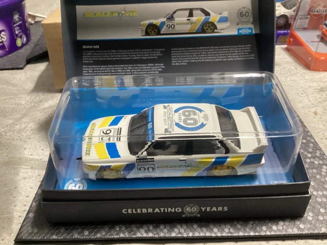 SCALEXTRIC BMW M3 celebrating 60 years of scale, electrics £40.00 ...