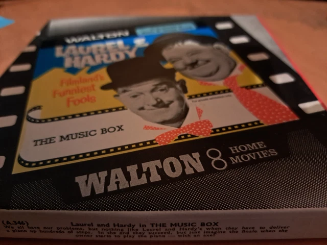 THE MUSIC BOX Laurel & Hardy Standard 8 Std 8Mm B/W Sound 400Ft Cine ...