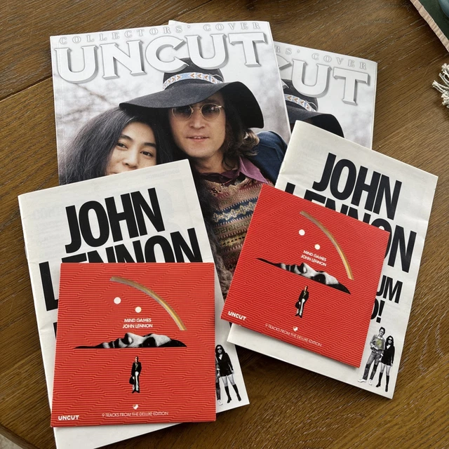 2 X UNCUT Magazines August 2024 John Lennon Yoko Ono cover w/bonus, CDs ...