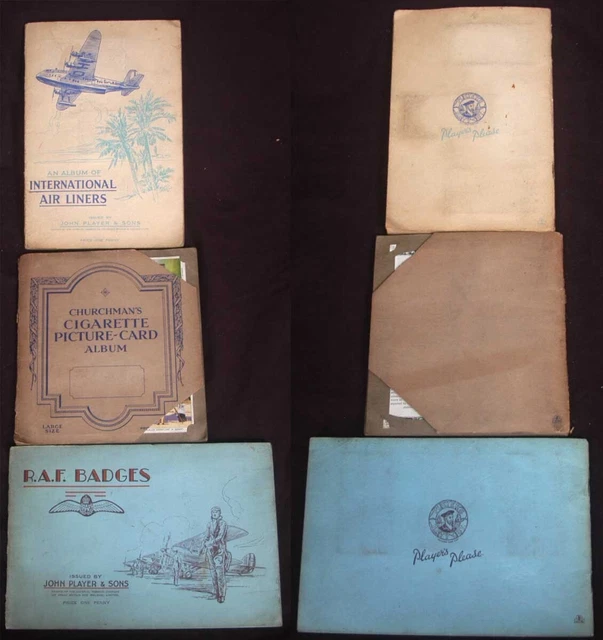 RAF BADGES, RAF AT Work, and International Air Liners Cigarette Cards ...