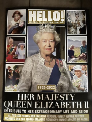 1926-2022 ELIZABETH II The QUEEN Hello Special Edition Magazine GOODBYE ...