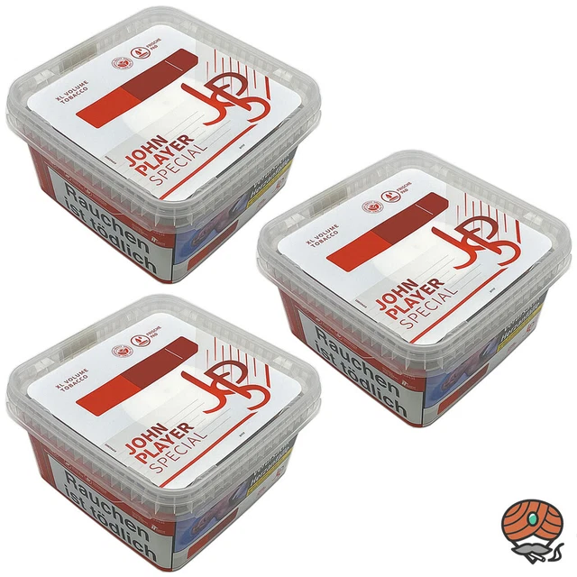 JPS JOHN PLAYER Special Red / Rot Volumentabak Mega Box 3x 105g EUR 89 ...