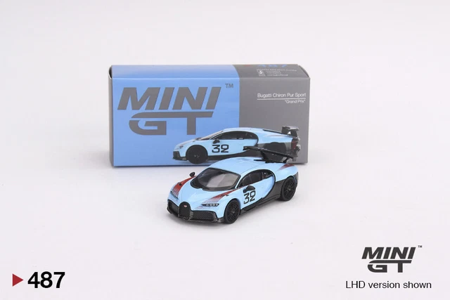 MINI GT 1/64 Bugatti Chiron Pur Sport "Grand Prix" Neuf Boite Scellee ...