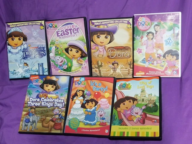 DORA THE EXPLORER DVD Lot - Nickelodeon / Nick Jr - Educational Kids ...