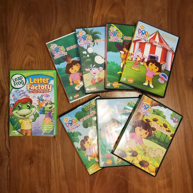 Dora The Explorer Dvd Lot Leap Frog Letter Factory Eur 22 36 Picclick Fr