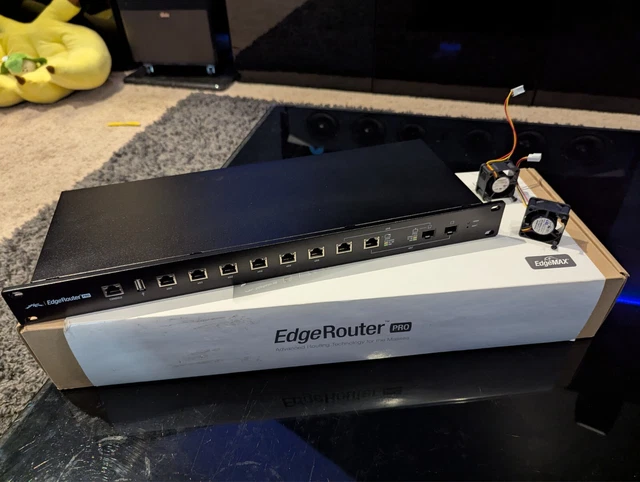 UBIQUITI EDGEROUTER PRO (ERPRO-8) with Noctua Fan upgrade - Silent ...