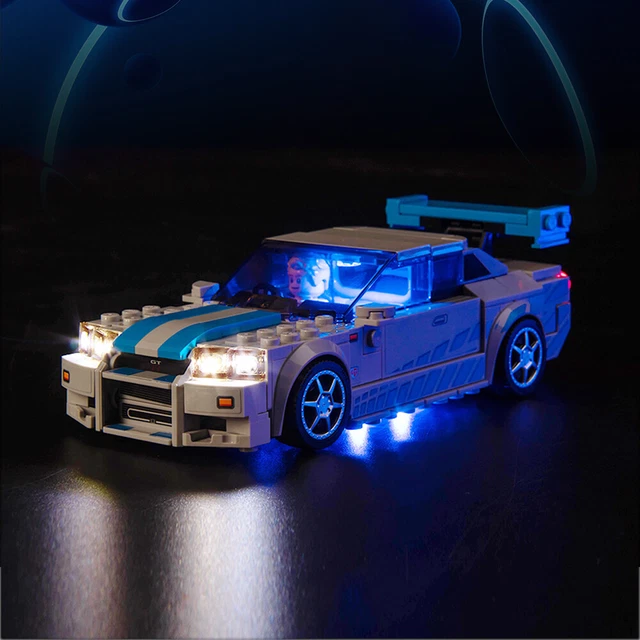LOCOLEE LED LIGHT Kit for Lego 76917 Speed Champions Nissan Skyline GT ...