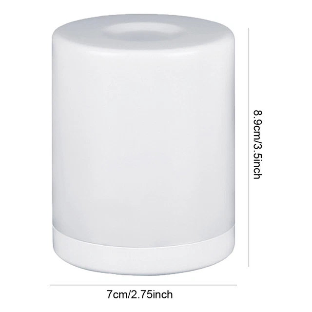 PAT NIGHT LIGHT Simple Touch Lamp 3 Light Colors Atmosphere Light for ...