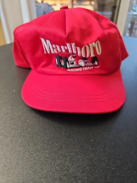 VINTAGE NEW MARLBORO Racing Team 92 Men's Snapback F1 Formula One ...