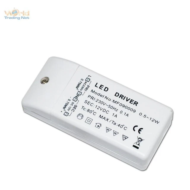 MINI LED TRANSFORMER 12V 1A 12W Transfo Driver LEDs £9.79 - PicClick UK