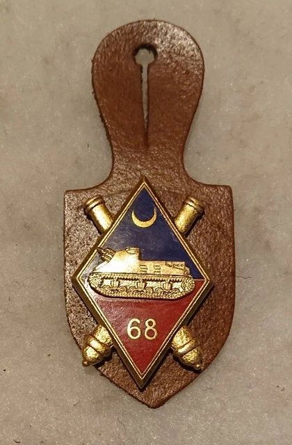 INSIGNE 68ÈME RÉGIMENT artillerie, 68 RA, Trêves Landau, Drago Paris, H ...