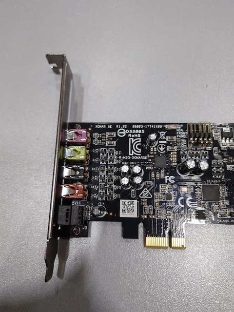 ASUS XONAR SE PCIe 5.1 Channel Sound Card, High-Definition Audio ...