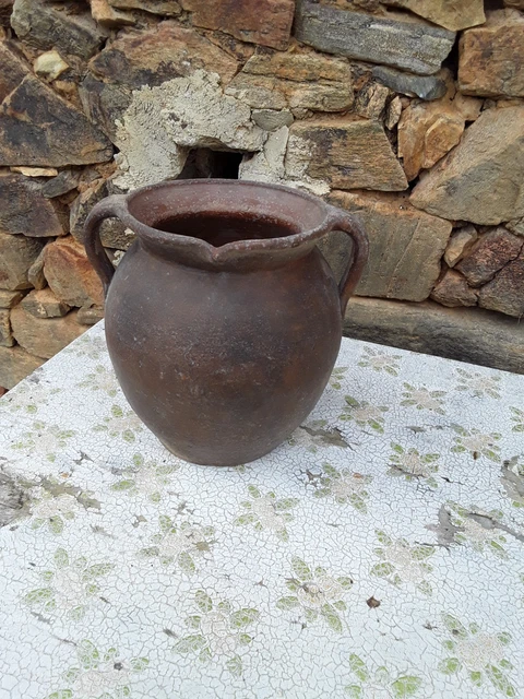 ANCIEN POT EN Terre cuite à Anse EUR 18,00 - PicClick FR
