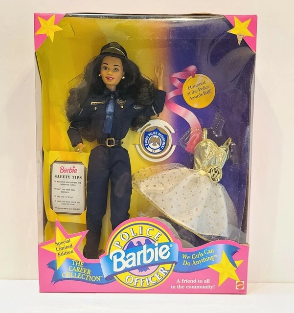 BARBIE CARRIÈRE OFFICIER Policier Mattel 1993 édition limitée #10689 NRFB EUR 67,09 - PicClick FR