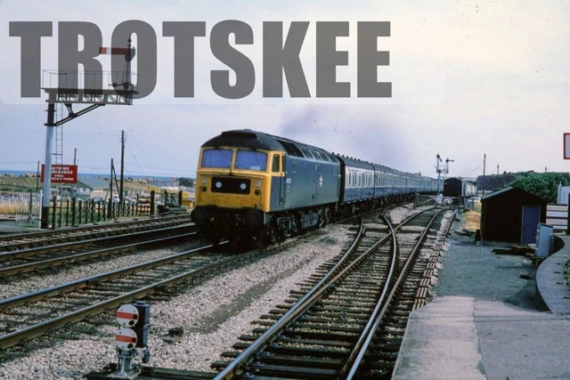 35MM SLIDE BR British Railways Diesel Loco Class 47 47029 Dawlish 1979 ...