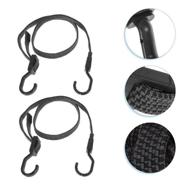3 PCS HEAVY Duty Adjustable Bungee Cords Rubber Straps With Hooks $35. ...