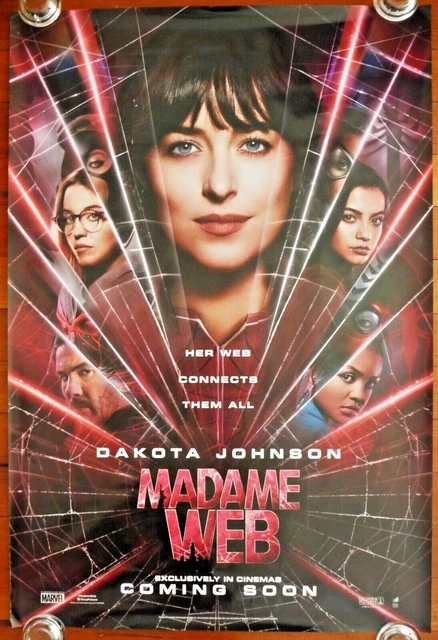 MADAME WEB ORIGINAL 2024 Australian Adv. One Sheet Movie Poster Dakota Johnson $69.95 - PicClick AU