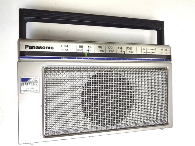 VINTAGE PANASONIC AM/FM Portable Radio Model RF-900 Ic Integrated ...