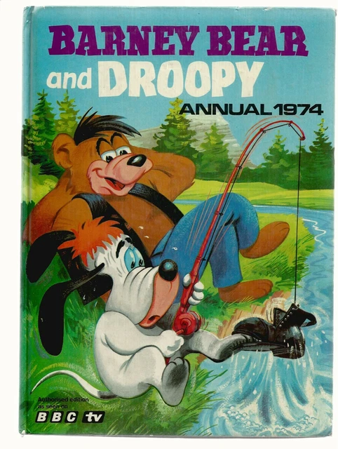 BARNEY BEAR AND DROOPY ANNUAL 19794 1st EX+++ U.K. WORLD DISTRIBUTORS ...
