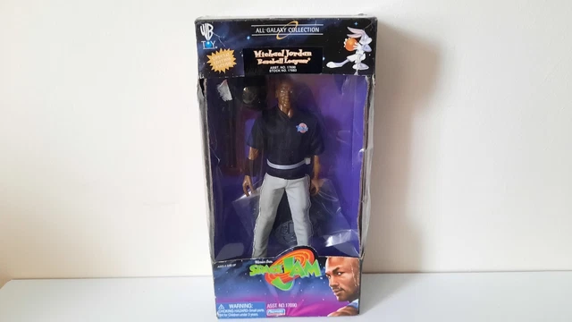 SPACE JAM 1996 Michael Jordan Baseball Leaguer Vintage Figure Playmates ...
