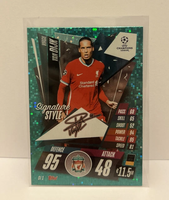 MATCH ATTAX EXTRA 2020/21 Virgil Van Dijk Signature Style Si1 £1.95 ...