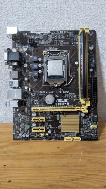 ASUS H81M-E MOTHERBOARD with Intel Core i3-4330 CPU and 4GB DDR3 RAM ...