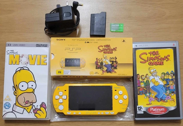 SONY PSP 2003 (Simpsons Edition) With Game And Charger £75.00 - PicClick UK