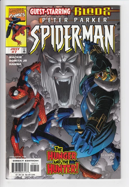 PETER PARKER SPIDER-MAN 1999 The New Beginning #7 + #9 BOTH WITH CARDS ...