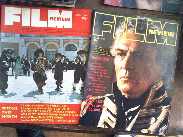 1970S FILM REVIEW 1974 Movie Mags Bruce Lee Sellers Babs Dunaway David ...