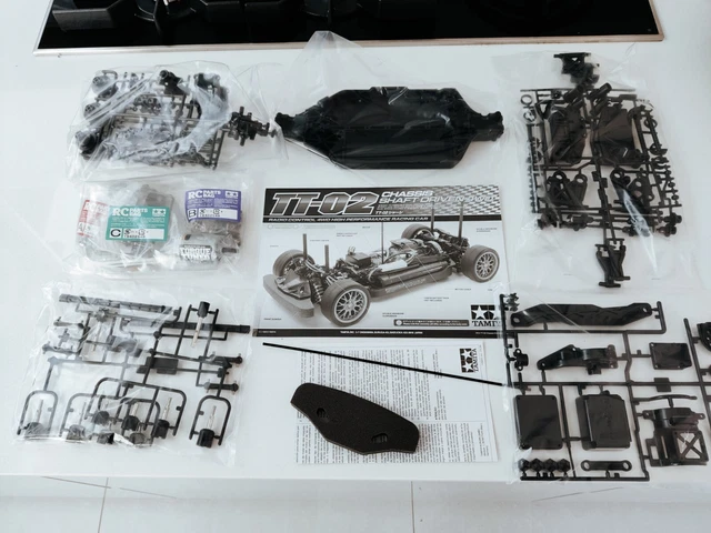 TAMIYA TT-02 TT02 Chassis Torque Tuned Motor Instruction Manual £69.99 ...