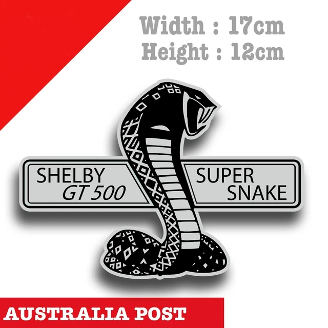 FORD MUSTANG SHELBY GT500, Super Snake Logo Sticker $13.00 - PicClick AU