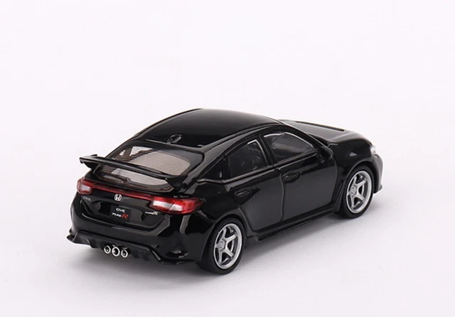 MINI GT NO 585 1/64 Honda Civic Type R 2023 Pearl Black W/ Advan GT ...