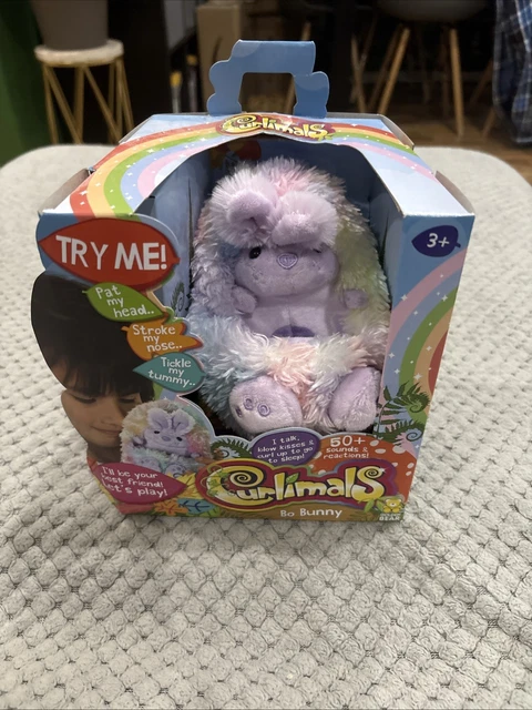 CURLIMALS BO RAINBOW Interactive Rabbit Soft Toy With Over 50 Sounds ...