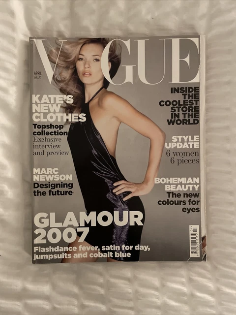 KATE MOSS - British Vogue - April 2007 £10.00 - PicClick UK