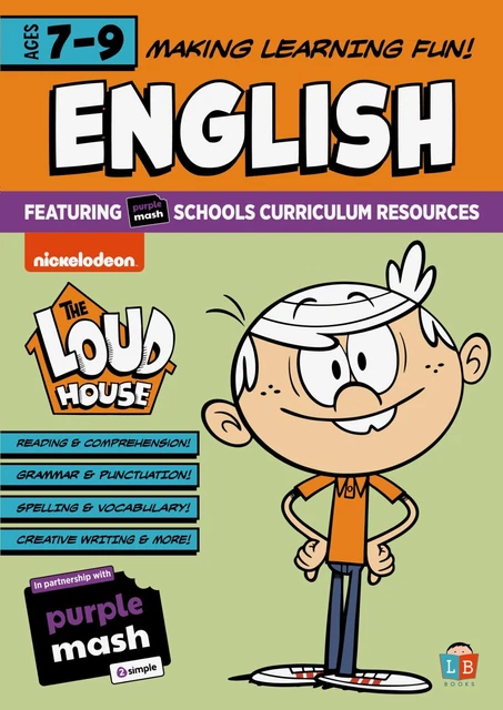 THE LOUD HOUSE English, Ages: 7-9 Education Book - Purple Mash NEW £6. ...