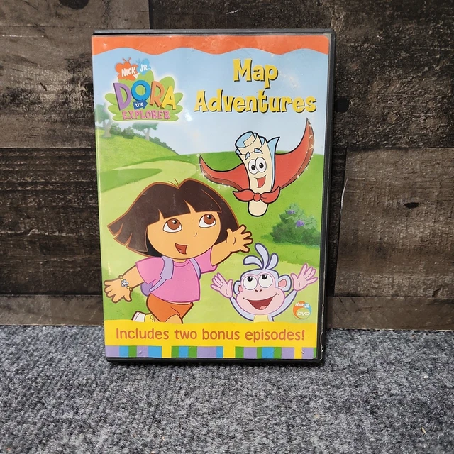 DORA THE EXPLORER Map Adventures DVD 2003 Kids Home Cartoon Nick Jr $4. ...