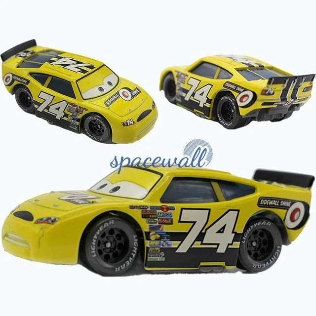 DISNEY PIXAR CARS No.74 Sidewall Shine Diecast Model Toy Car Gifts Play ...