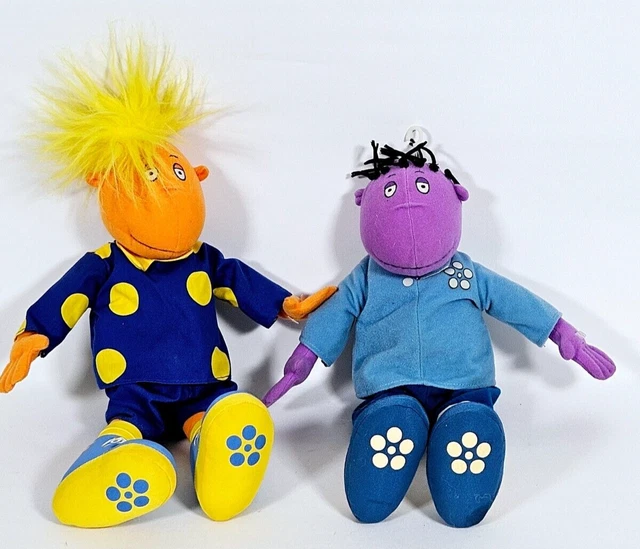 THE TWEENIES JAKE & Milo Plush Soft Toys Set 14" Vintage BBC 1999 ...