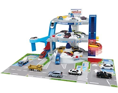 TOMICA TAKARA TOMY DX Parking トミカ ぐるぐるシュート!! DX トミカパーキング EUR 161,83 - PicClick FR