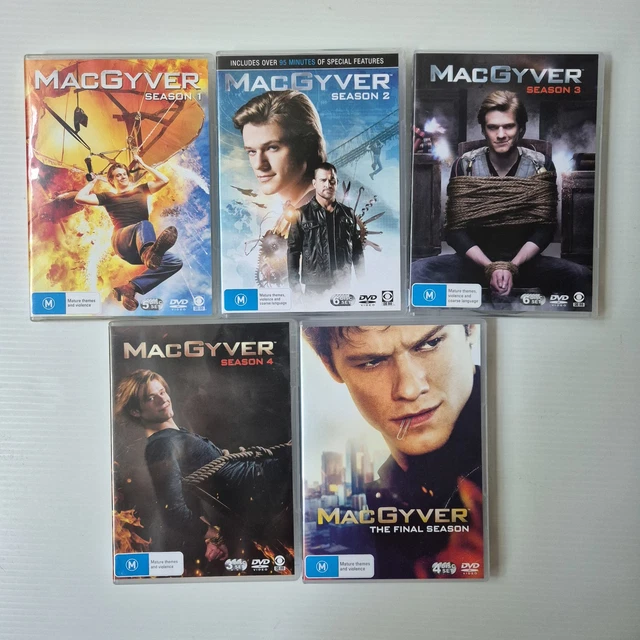 MACGYVER THE COMPLETE Series: Seasons 1-5 DVD R4 Pal Like New Fast ...