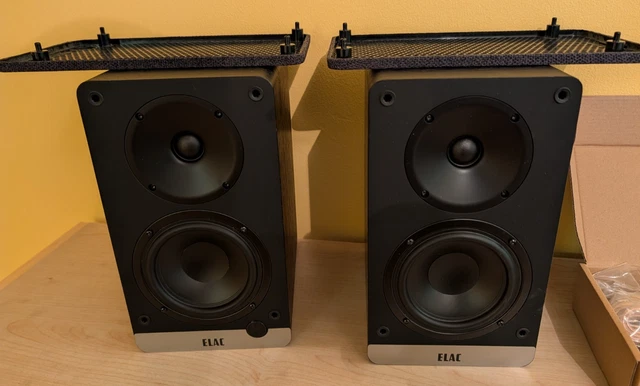 ELAC DEBUT CONNEX DCB41-BK Powered Bookshelf Speakers - Black Ash £179. ...